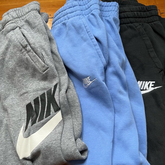 Nike | Bottoms | Nike Kids Sweatpants Black Blue And Gray | Poshmark